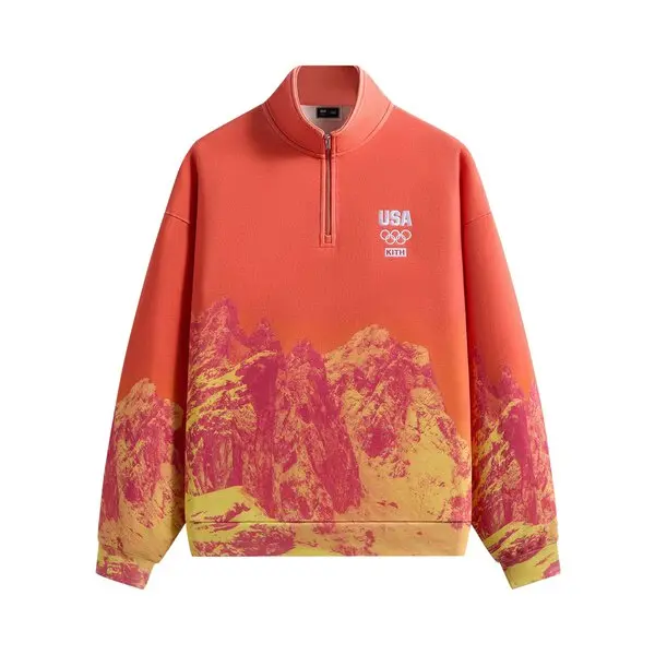 Kith Team Usa Winter Mountain Quarter Zip