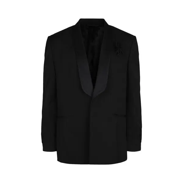 Givenchy Wool Jacket With Satin Shawl Lapel