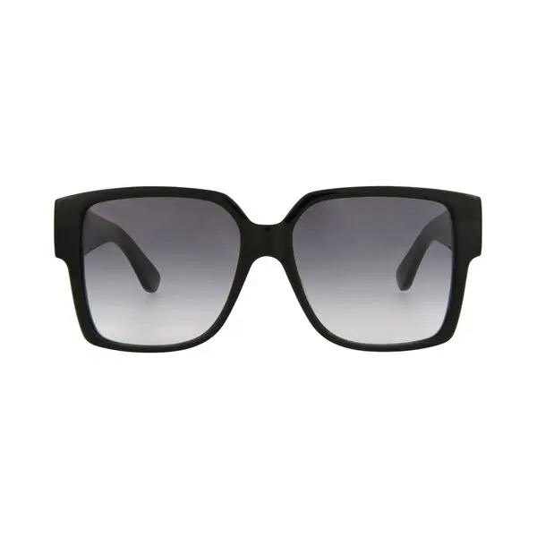 Saint Laurent Square Frame Sunglasses - Black