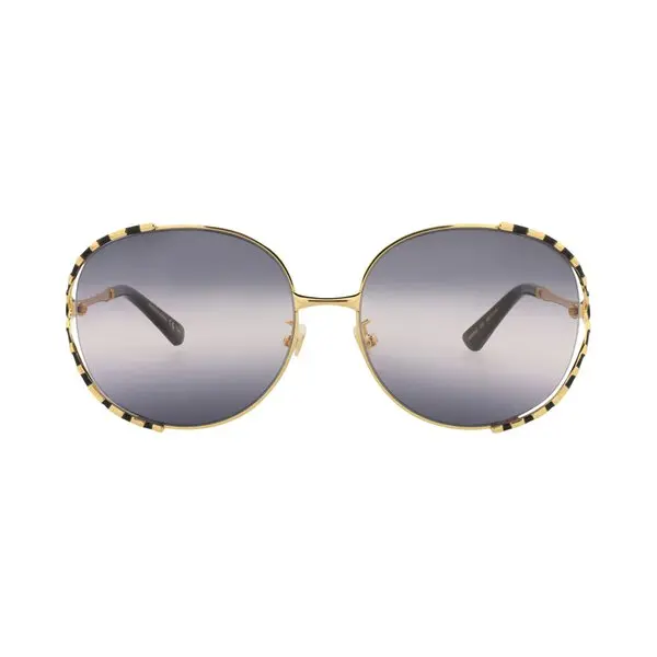 Gucci Round Frame Sunglasses - Gold