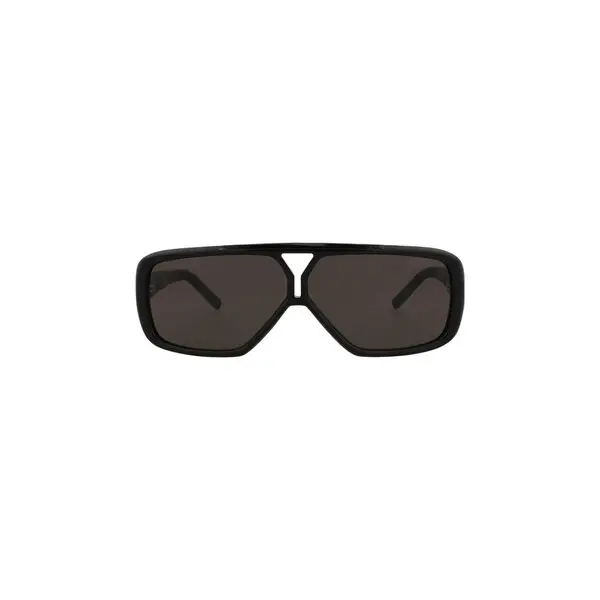 Saint Laurent Rectangular Full Rim Sunglasses - Black