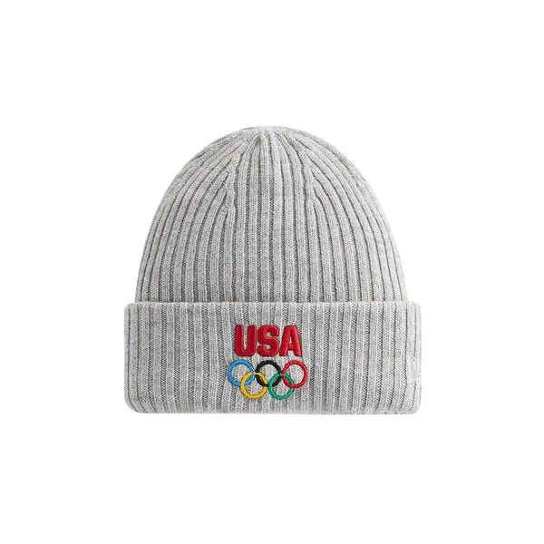 Kith X New Era Team Usa Knit Beanie - Grey