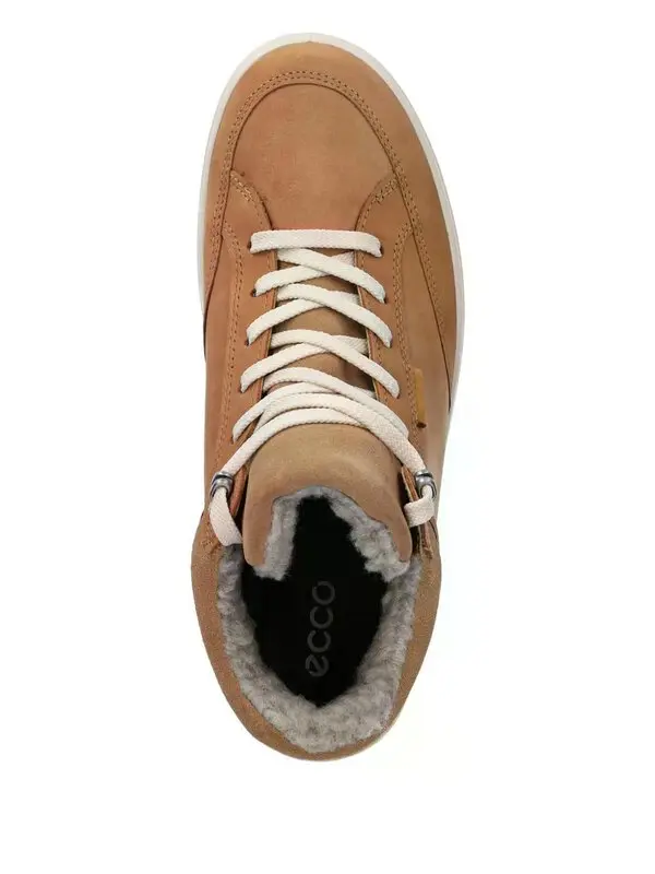 Ecco Soft 7 Tred High-top Sneakers With Lace-up Fastening