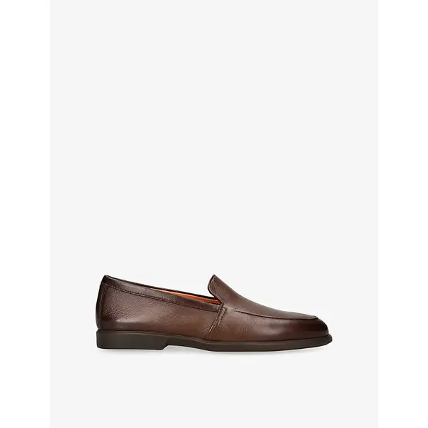Santoni Malibu Leather Loafers