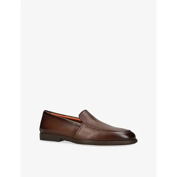 Santoni Malibu Leather Loafers