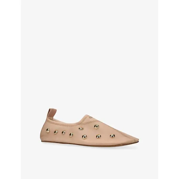 Chloé Rita Studded Mesh Flats