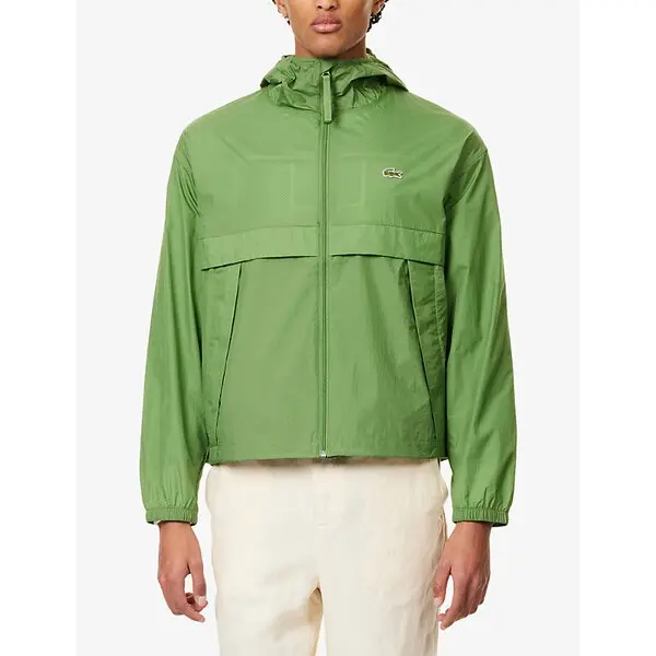 Lacoste Logo-embellished Packable Shell Jacket