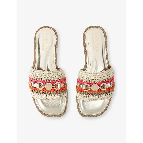 Carvela Nola Woven Mule Sandals