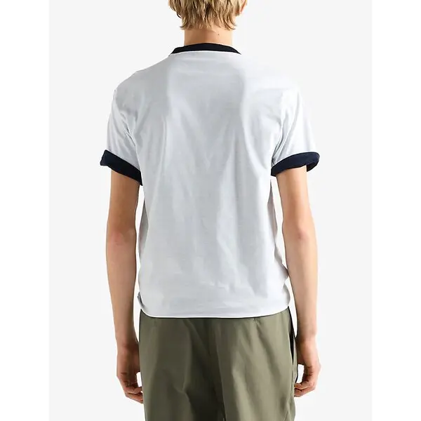 Prada Reversible Cotton-jersey T-shirt