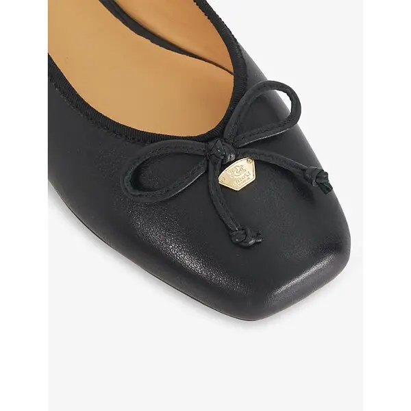 DUNE Harllowe Leather Ballet Flats