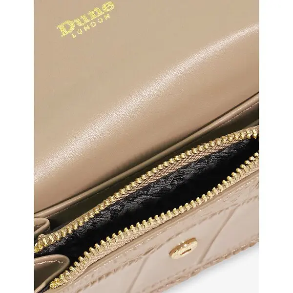 DUNE Kimble Reptile-effect Leather Card Holder