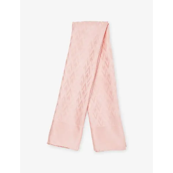 Valentino Garavani Jacquard Silk Scarf - Rosa