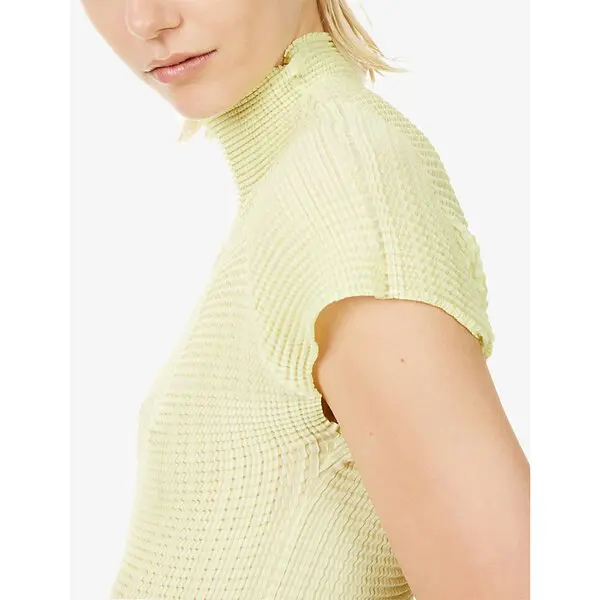 Issey Miyake Wooly Pleats-66 Knitted Top