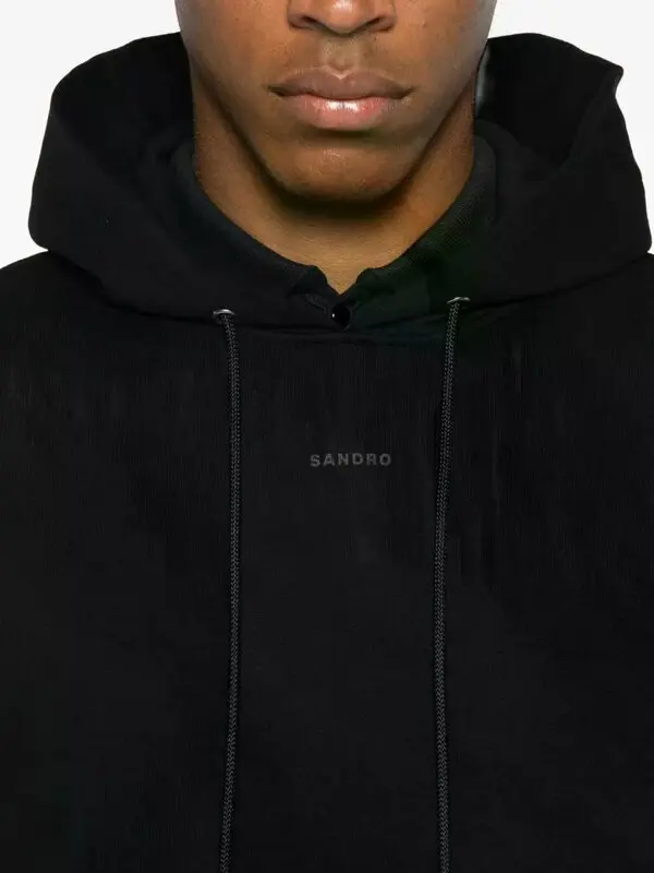 Sandro Logo Fleece Hoodie