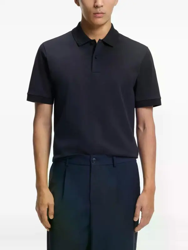 BOSS Buttoned Short-sleeve Polo Shirt