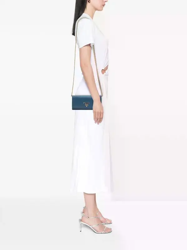Prada Saffiano Wallet On Chain Crossbody Bag