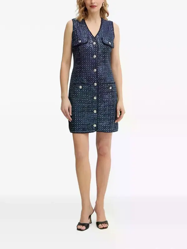 Guess Button Pocket Mini Dress