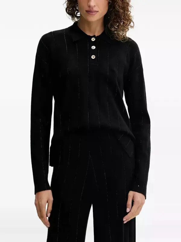 FRACOMINA Button-up Striped Knitwear