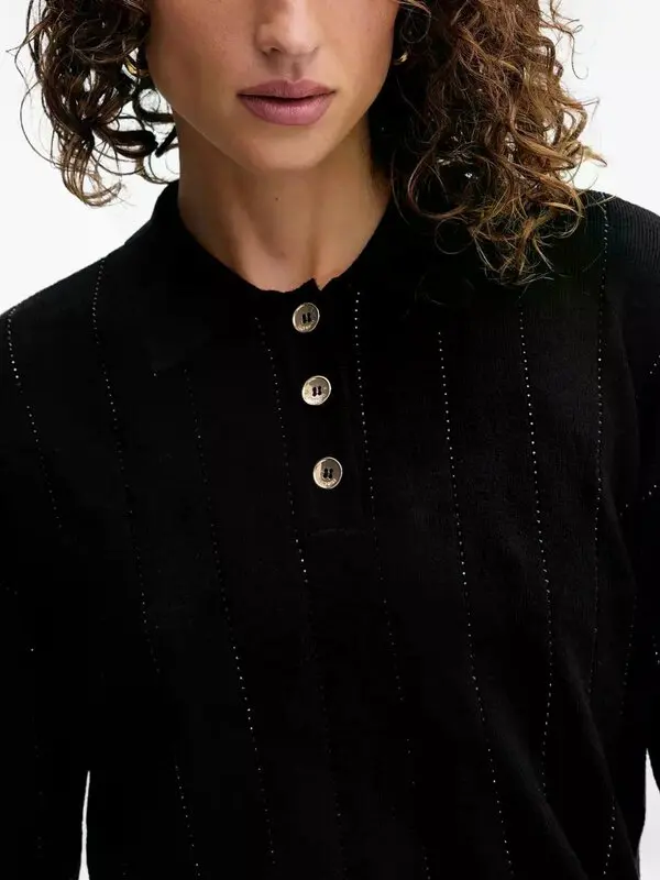 FRACOMINA Button-up Striped Knitwear