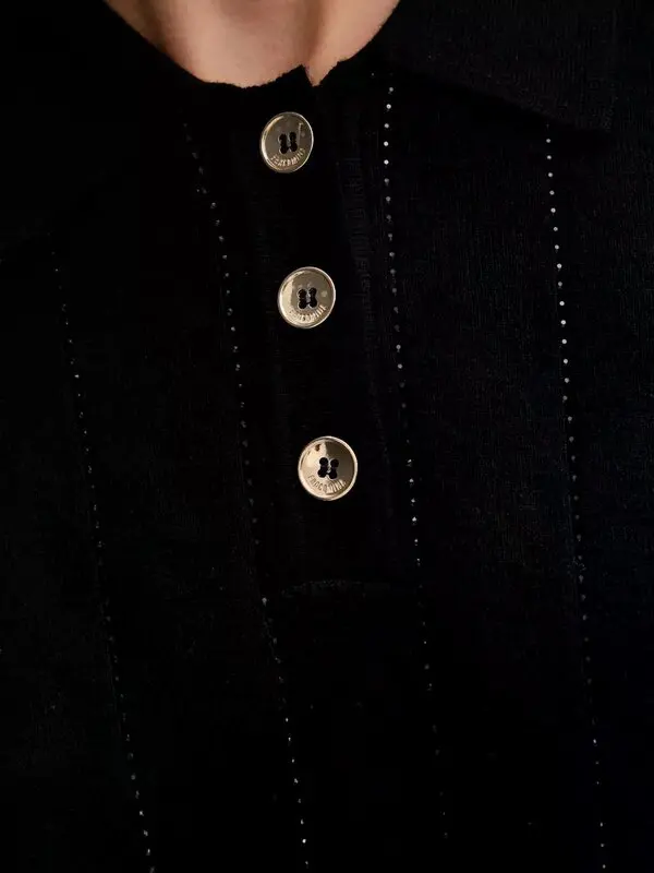 FRACOMINA Button-up Striped Knitwear