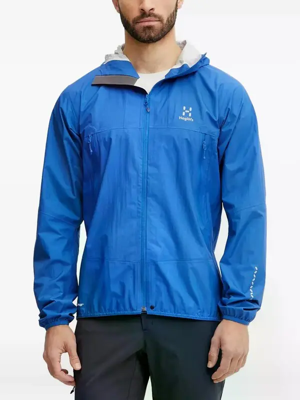 HAGLOFS Zip Hooded Performance Jacket
