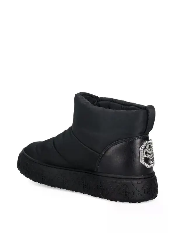 Guess Urana Quilted Logo Boots