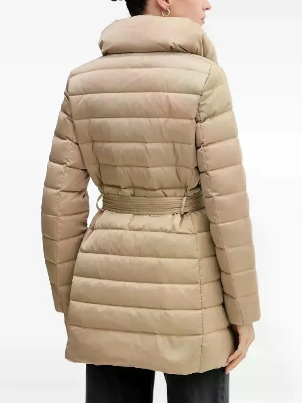 Geox Bettanie Quilted Belted Coat