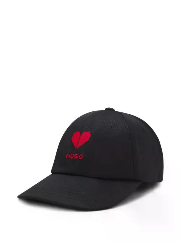 Hugo Heart-embroidered Logo Cap