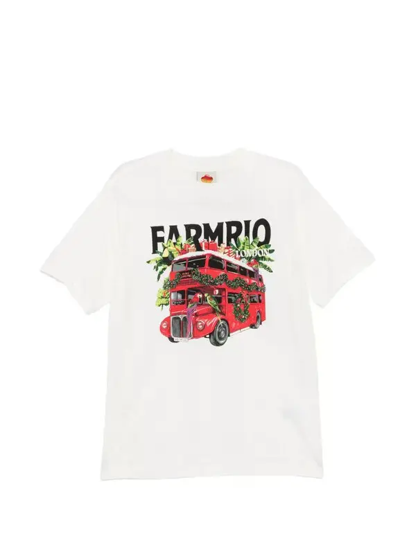 Farm Rio Graphic-print T-shirt - White