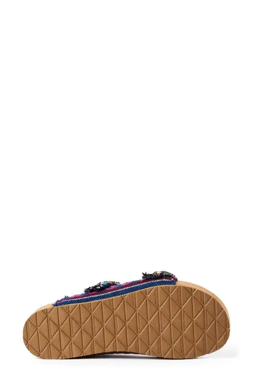 Minnetonka Georgine Slide Sandal - Shadow Geo