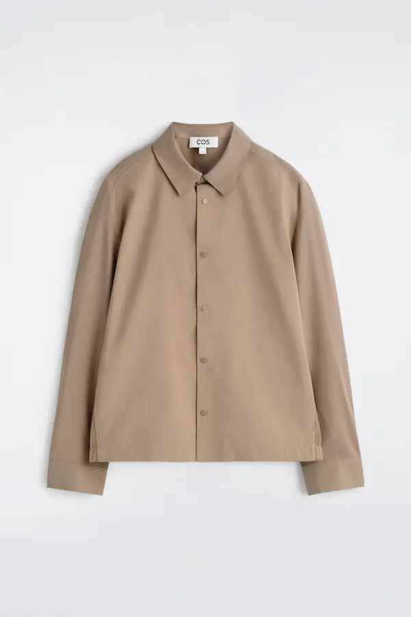 Cos Contrast-panel Cotton Overshirt