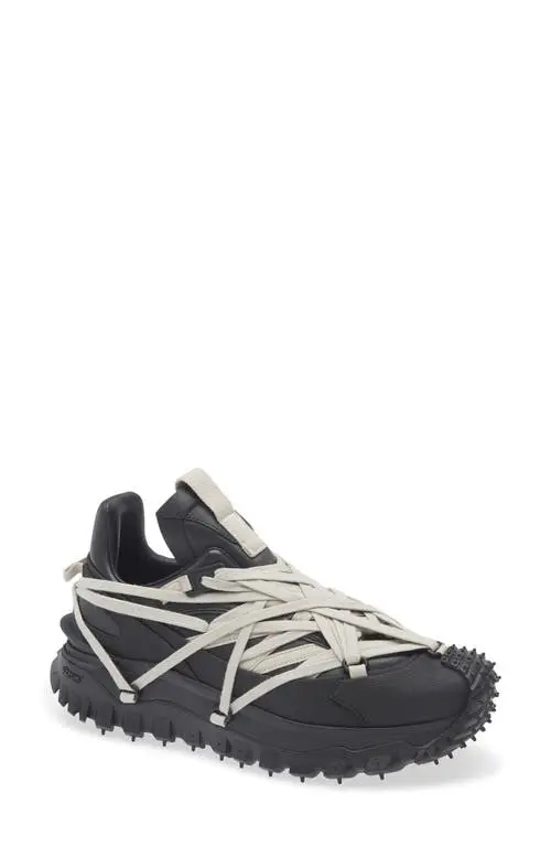 Moncler Trailgrip Megalace Low-top Sneakers - Black