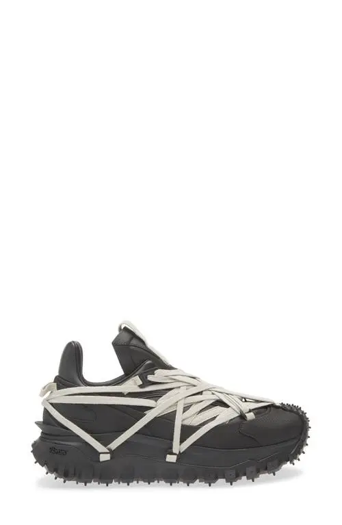 Moncler Trailgrip Megalace Low-top Sneakers - Black