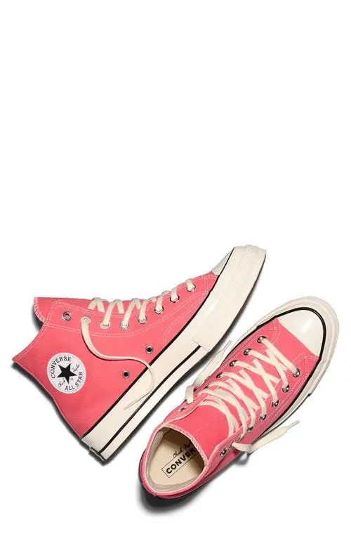 CONVERSE Chuck 70 Canvas High-top Sneakers - Cherry Balm/egret/black
