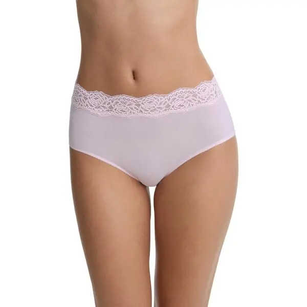 SKARLETT BLUE Divine Lace Trim Brief - Lilac Pink