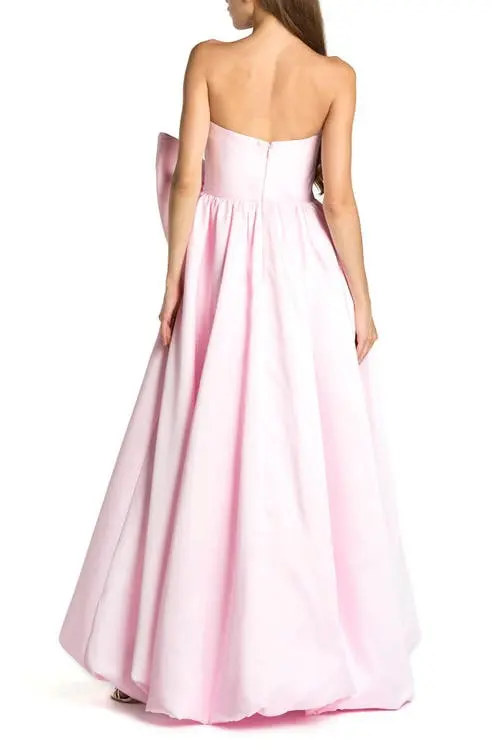 Mac Duggal Mikado Strapless Bow Ballgown
