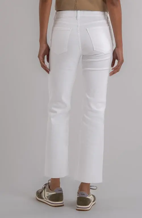 Kut From The Kloth High Waist Flare Leg Jeans - Optic White