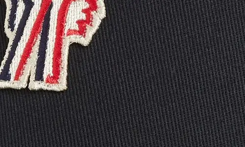 Moncler Logo Patch Cotton Twill Baseball Cap - Black
