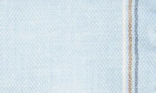 JACK VICTOR Crestwool Solid & Houndstooth Check Reversible Silk Pocket Square - Light Blue