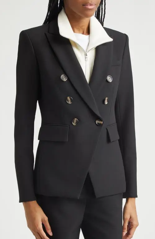 Veronica Beard Miller Stretch Crepe Dickey Jacket