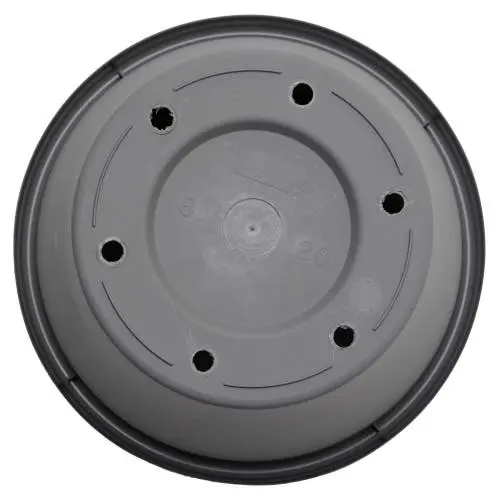 BLOEM Terra Pot Planter 12" Charcoal Durable Resin Pot