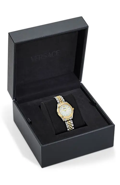 Versace Greca Time Diamond Bracelet Watch