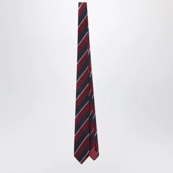 THE FRANKIE SHOP Striped Neck Tie - Burgundy