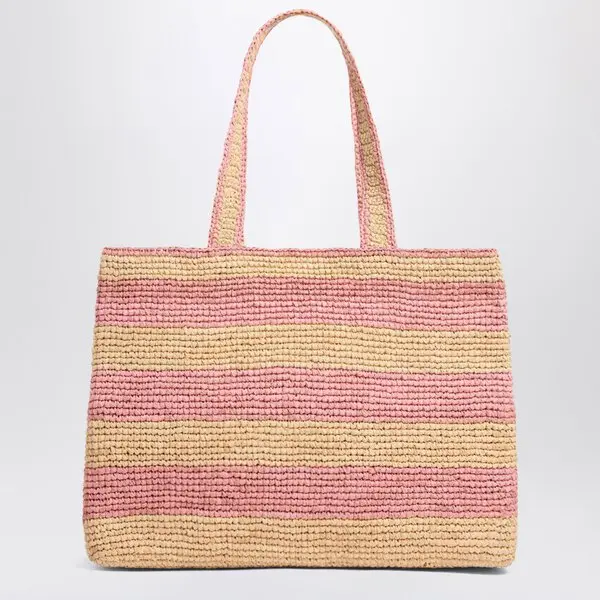 Bonpoint Esma Striped Raffia Tote