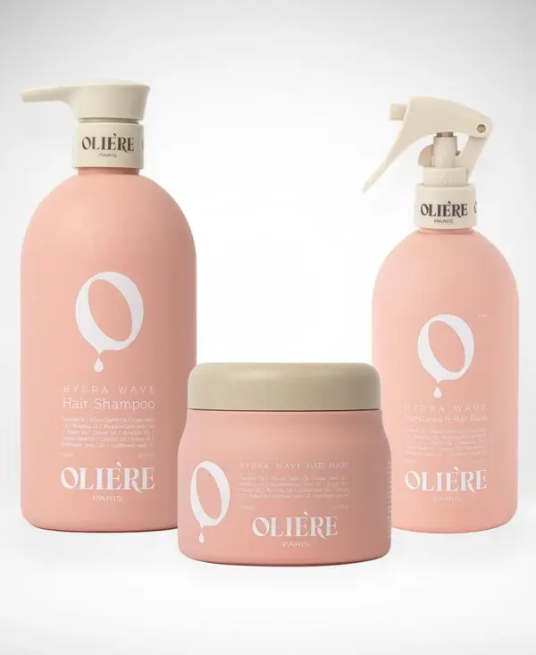 OLIERE PARIS Hydra Wave Essential Curl-care Hair Care Trio $219 Value - No Color