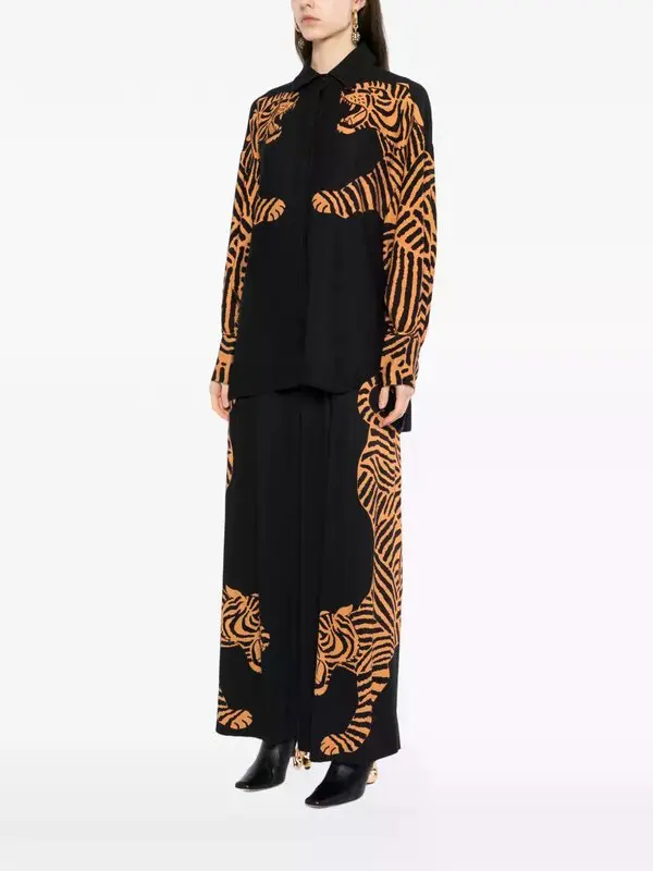 Farm Rio Tiger-print Shirt