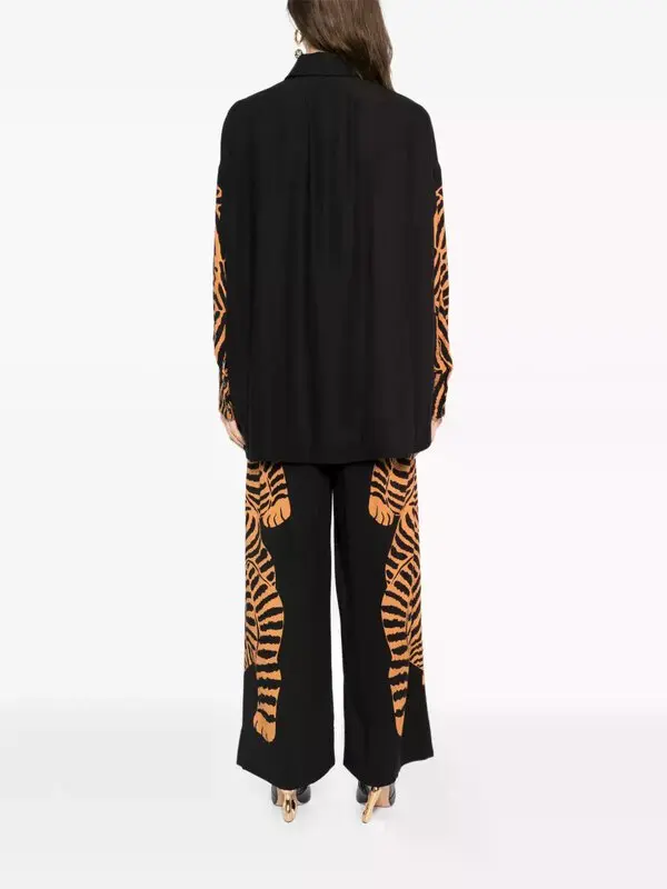 Farm Rio Tiger-print Shirt