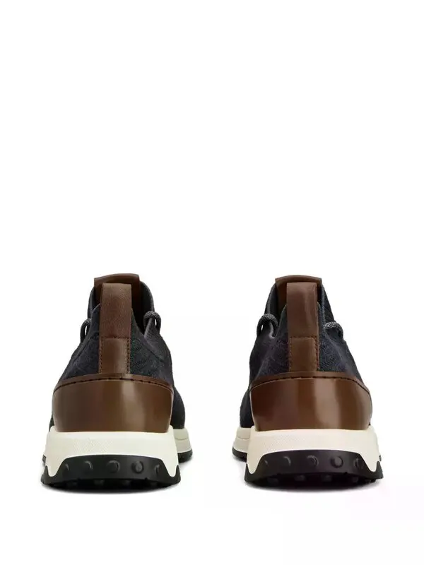 TOD'S Panelled Lace-up Sneakers - Blue