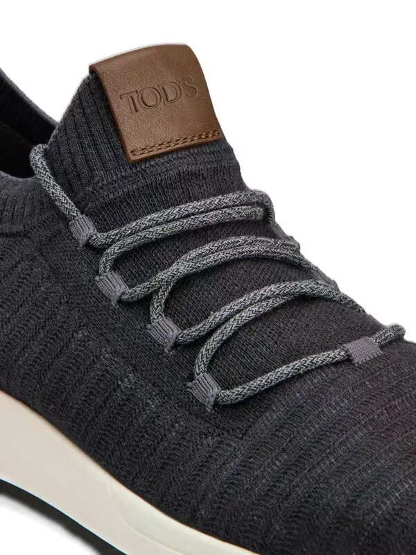 TOD'S Panelled Lace-up Sneakers - Blue