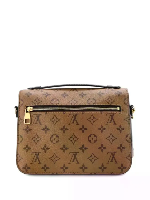 LOUIS VUITTON Pochette Metis Reverse Monogram Canvas Crossbody Bag - Brown
